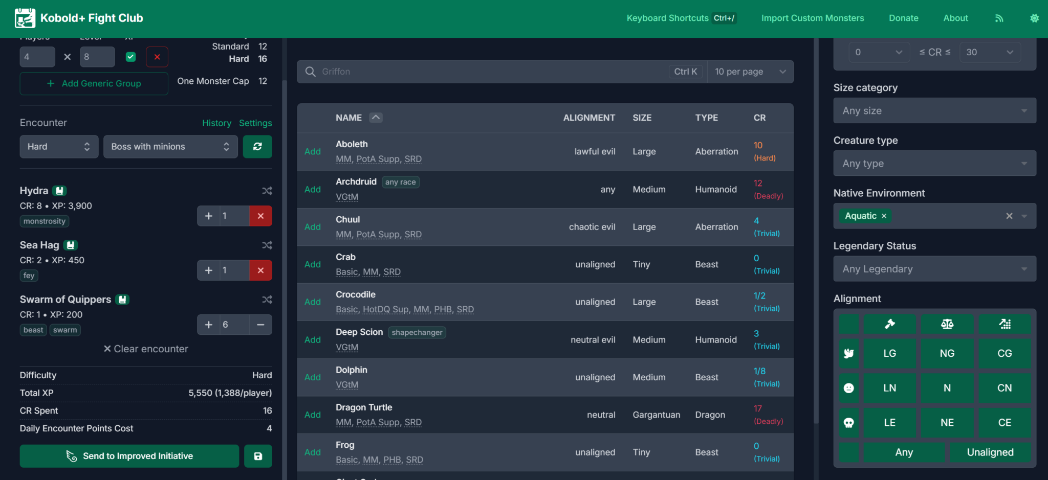 Best D&D Encounter Builders and Initiative Trackers - Homebrew Creation